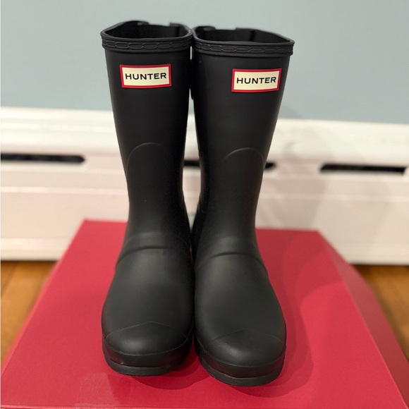 Hunter | Shoes | Hunter Matte Black Rain Boots | Poshmark
